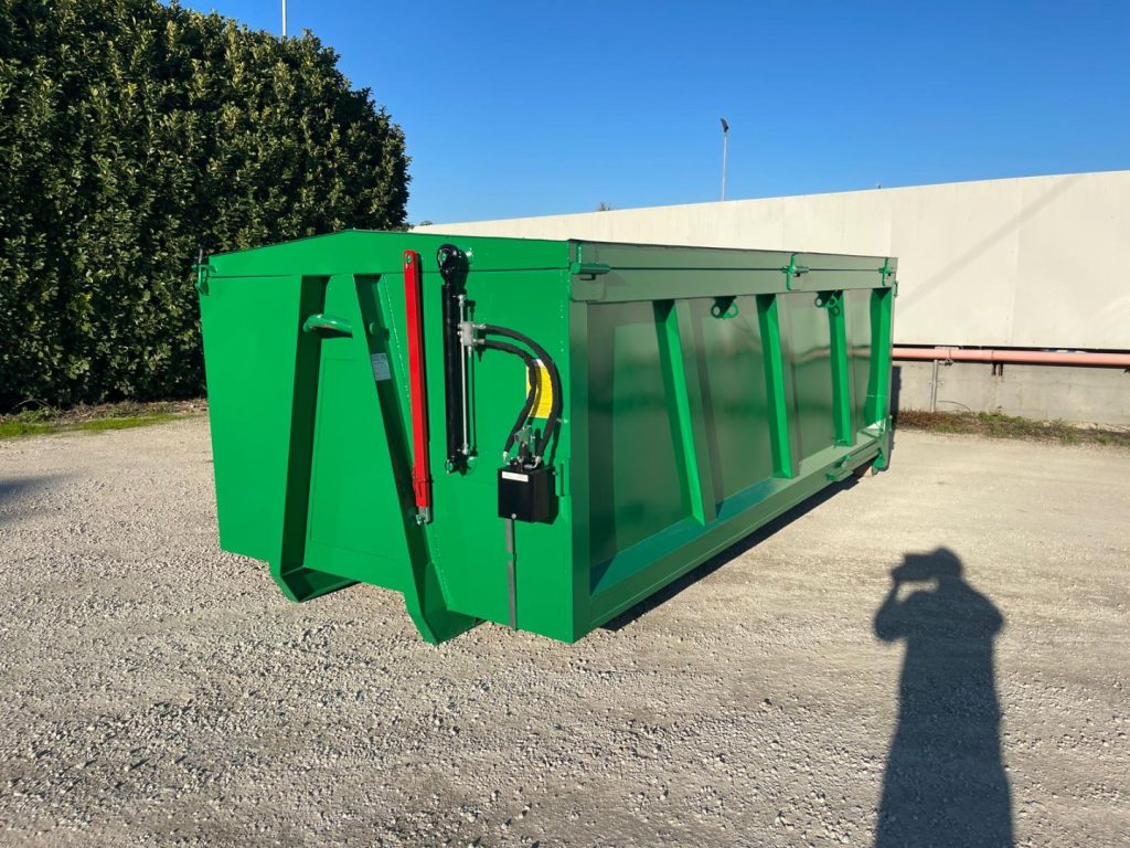 CONTAINER SCARRABILE NUOVO CON COPERCHIO PER INERTI - Scarrabili Aurora